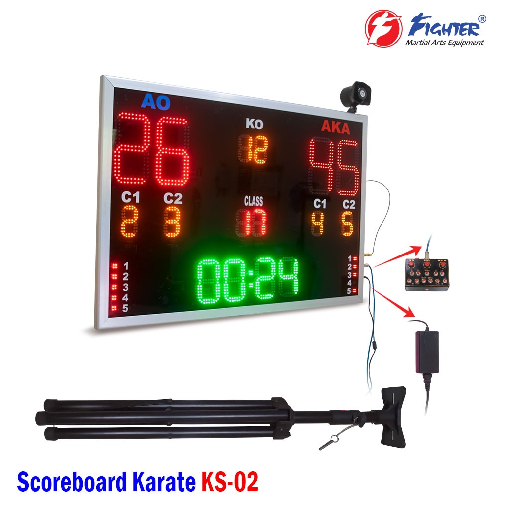Scoreboard Karate KS-02 Fighter - Toko Grosir Olahraga